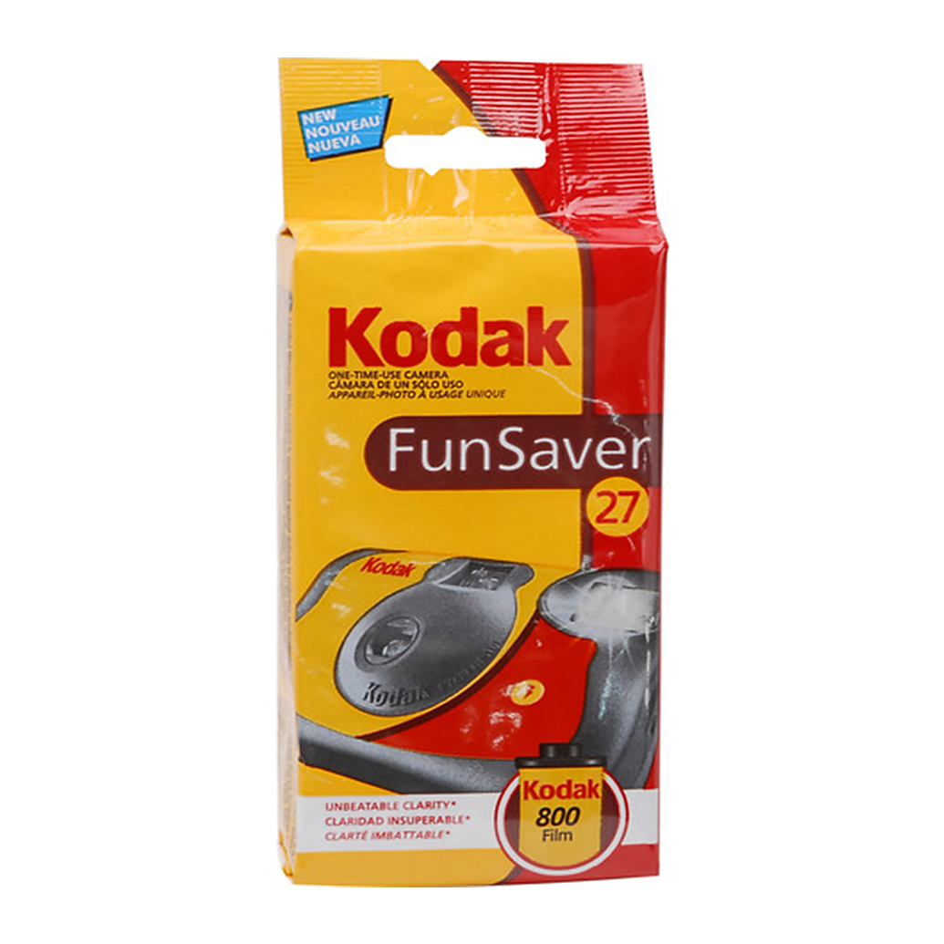 Kodak Funsaver Powerflash 35mm One-Time-Use Disposable Camera (ISO-800 ...