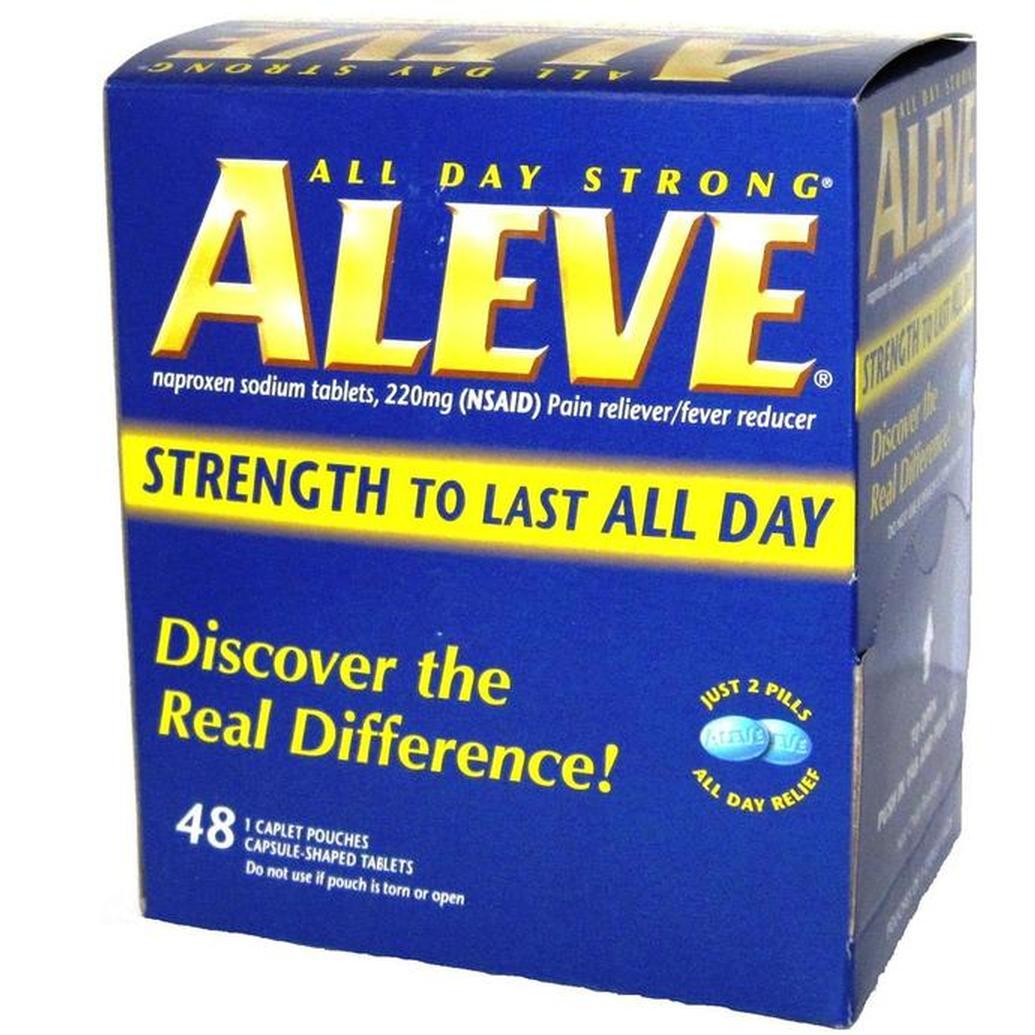 Aleve 1pk Tablets (Box of 48 1pks)